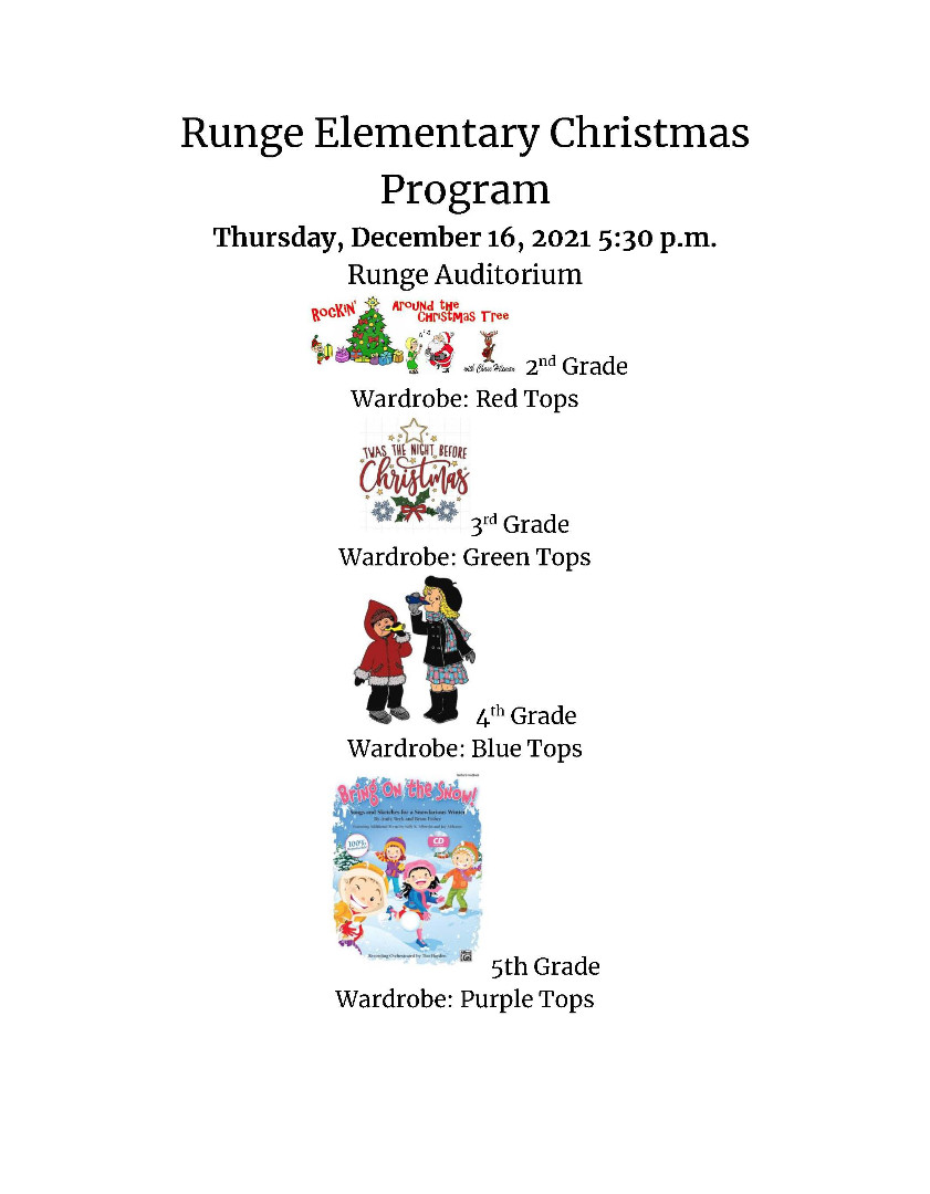 Runge ISD - Runge Elementary Christmas Program
